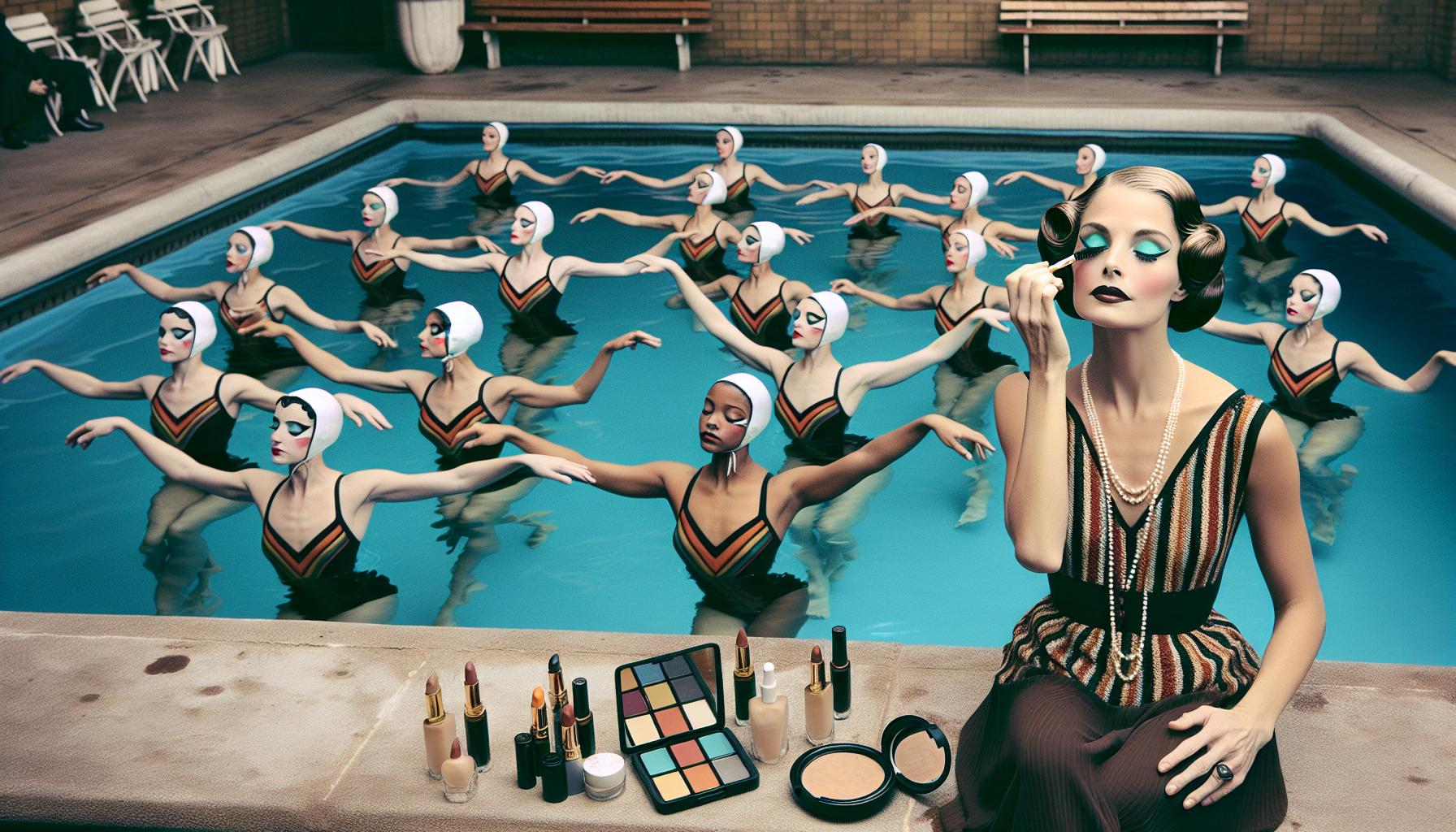 Find the best make-up for synchronized swimmers on our website